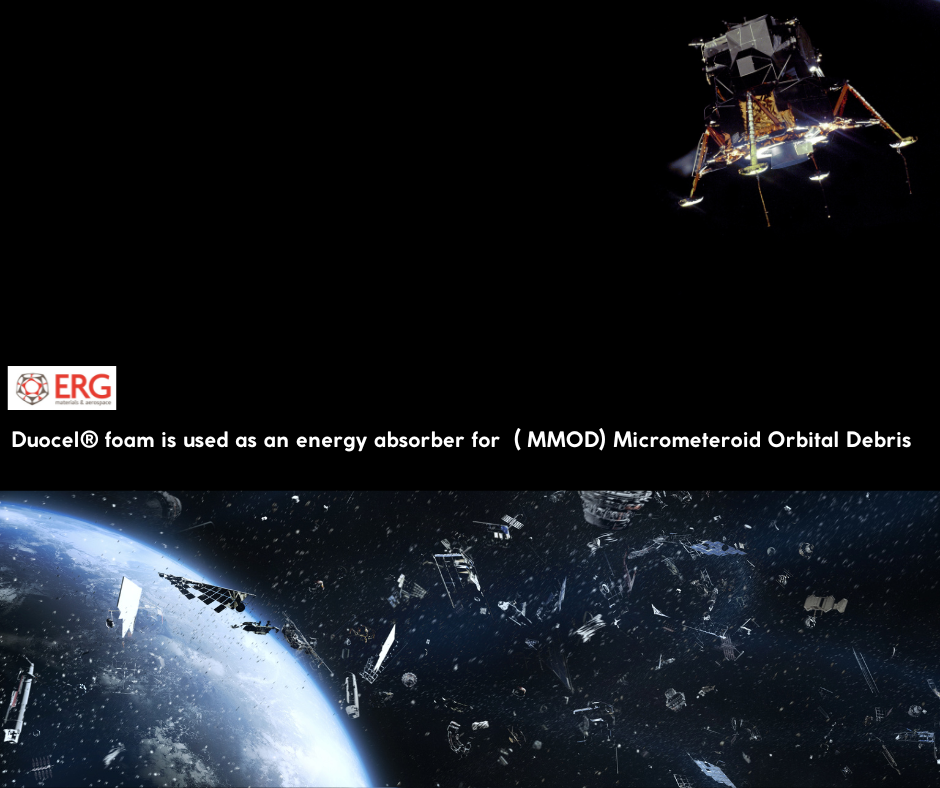 Duocel® foam is used as an energy absorber in AEROSPACE